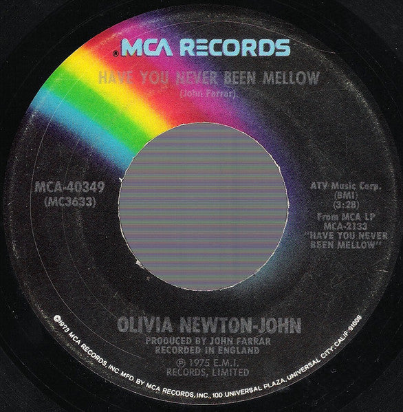 Olivia Newton-John – Have You Never Been Mellow – Wax Broker